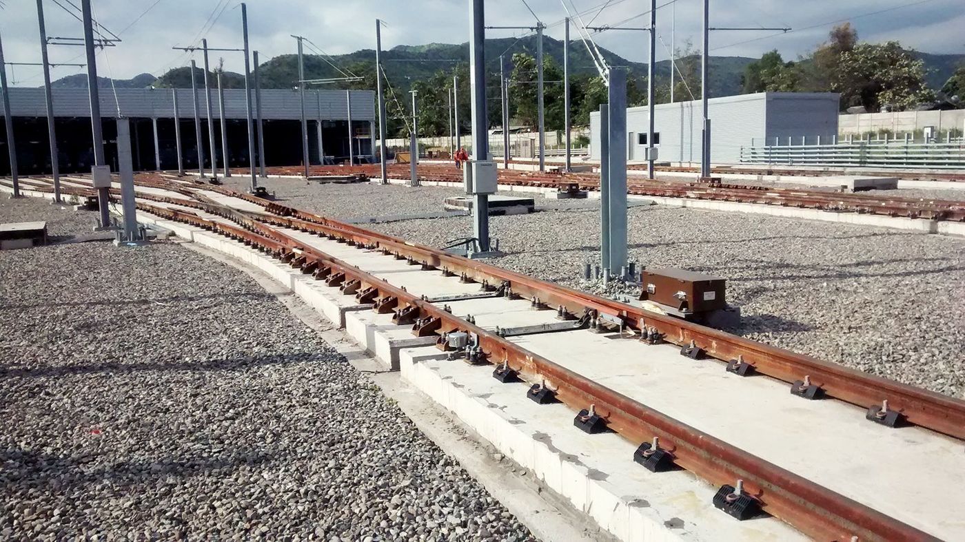 Rigid Catenary Electrification System for Track Infrastructure | Pandrol
