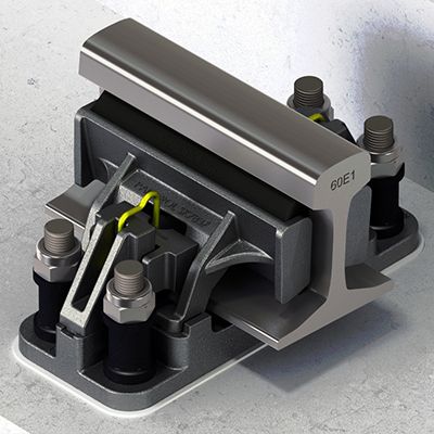 Vanguard Track Fastening System for Vibration Mitigation | Pandrol