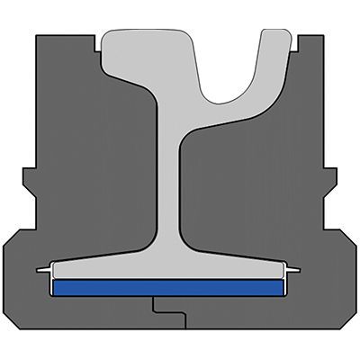 QTrack® Embedded Ballastless Track Fastening System | Pandrol
