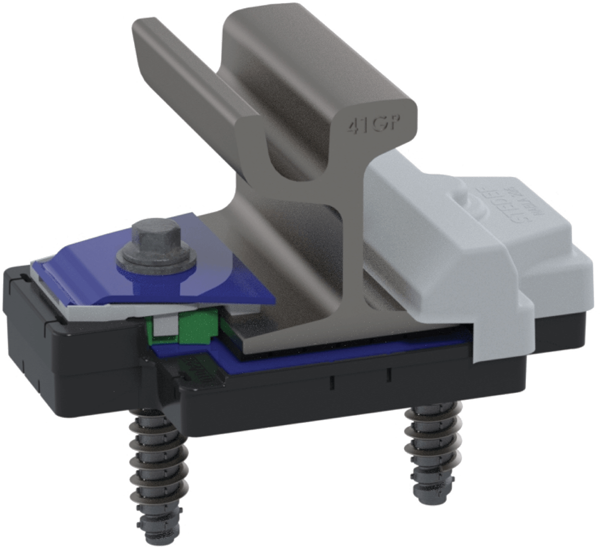 NABLA Tram Track Fastening System for Tram & Light Rail | Pandrol